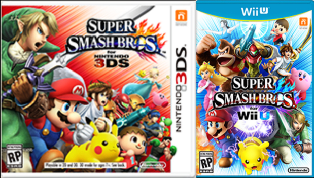 Super Smash Bros Wii U Box Art