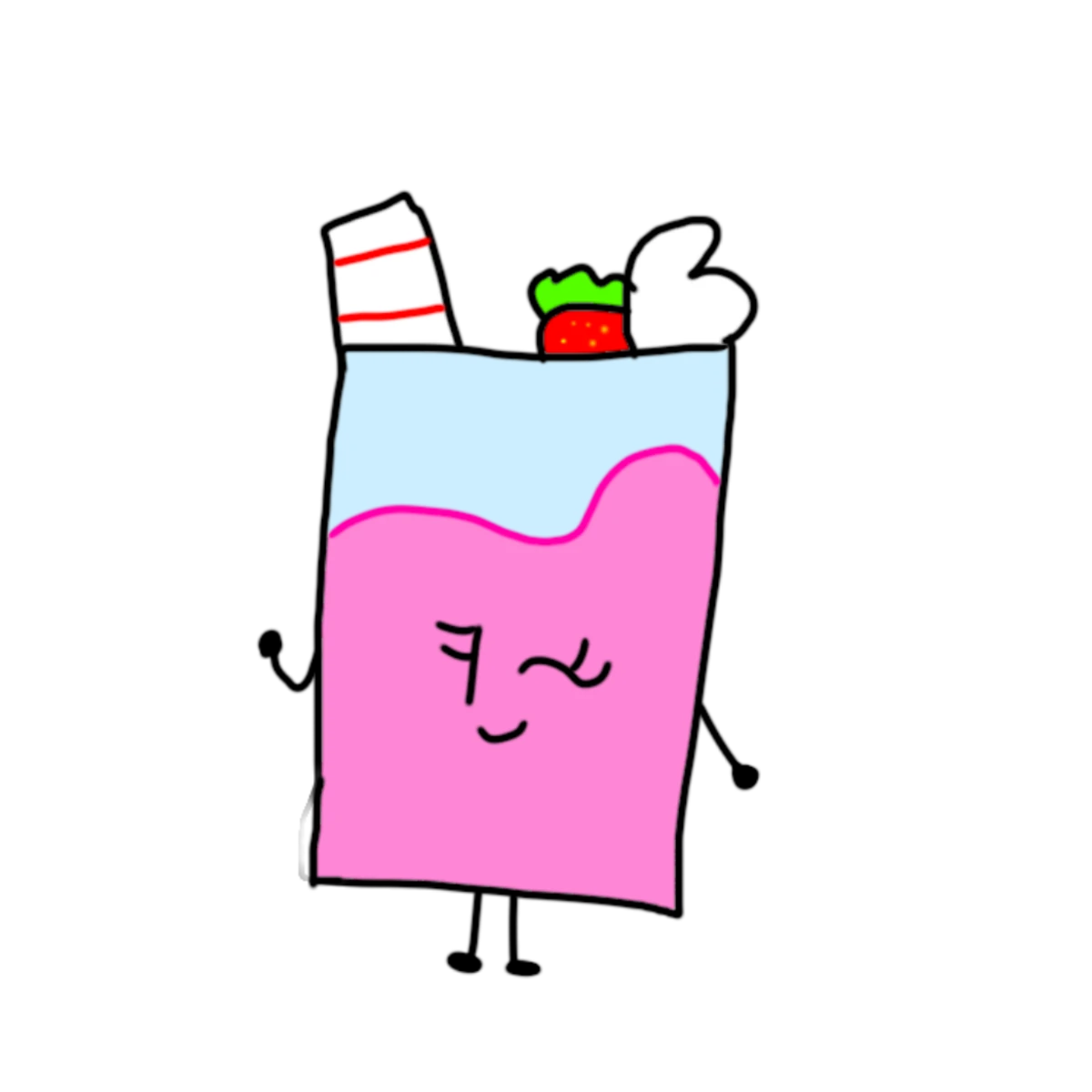 Milkshake (WhyJazzmine's OC) | Battle for Dream Island Fanon Wiki | Fandom