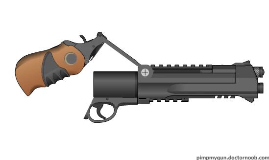 how to draw a heavy shotgun