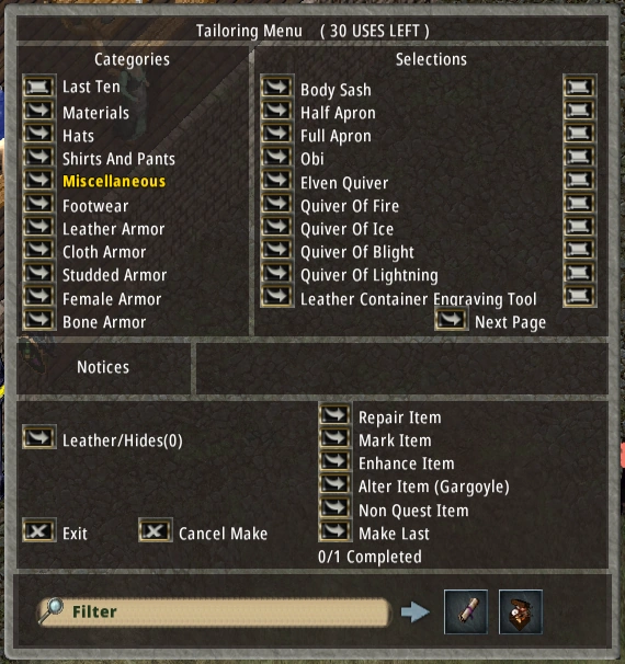 Advanced Crafting | Pinco's UI Wiki | Fandom