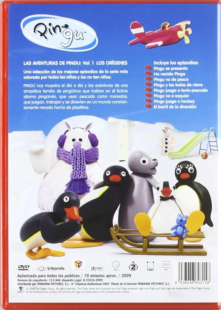 Las aventuras de Pingu - 1. Los Orígenes (DVD 2009) | Pingu Wiki | Fandom