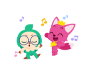 Pinkfong and Hogi - Cuter Together Stickers | PINKFONG Wiki | Fandom
