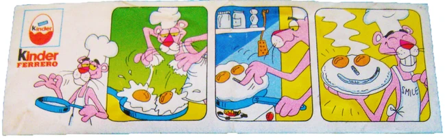 Kinder Ferrero - Pink Panther - Comic Strips | The Pink Panther Wiki ...