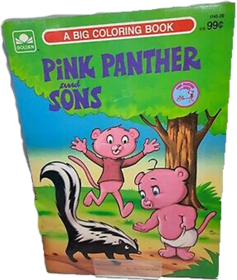 pink panther and pals coloring pages