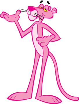 Pink Panther Sneaking Around