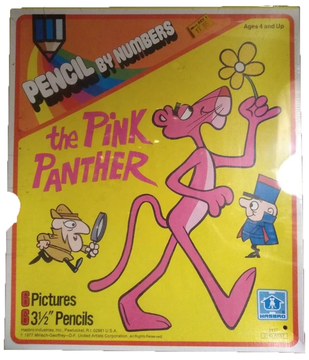 Pink Panther - Hasbro Pencil By Number | The Pink Panther Wiki | Fandom