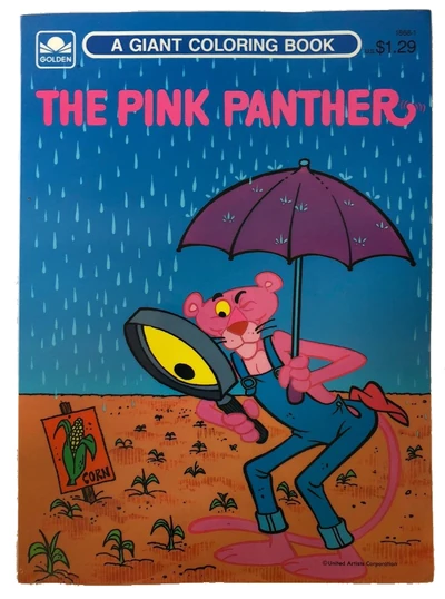 the pink panther coloring book