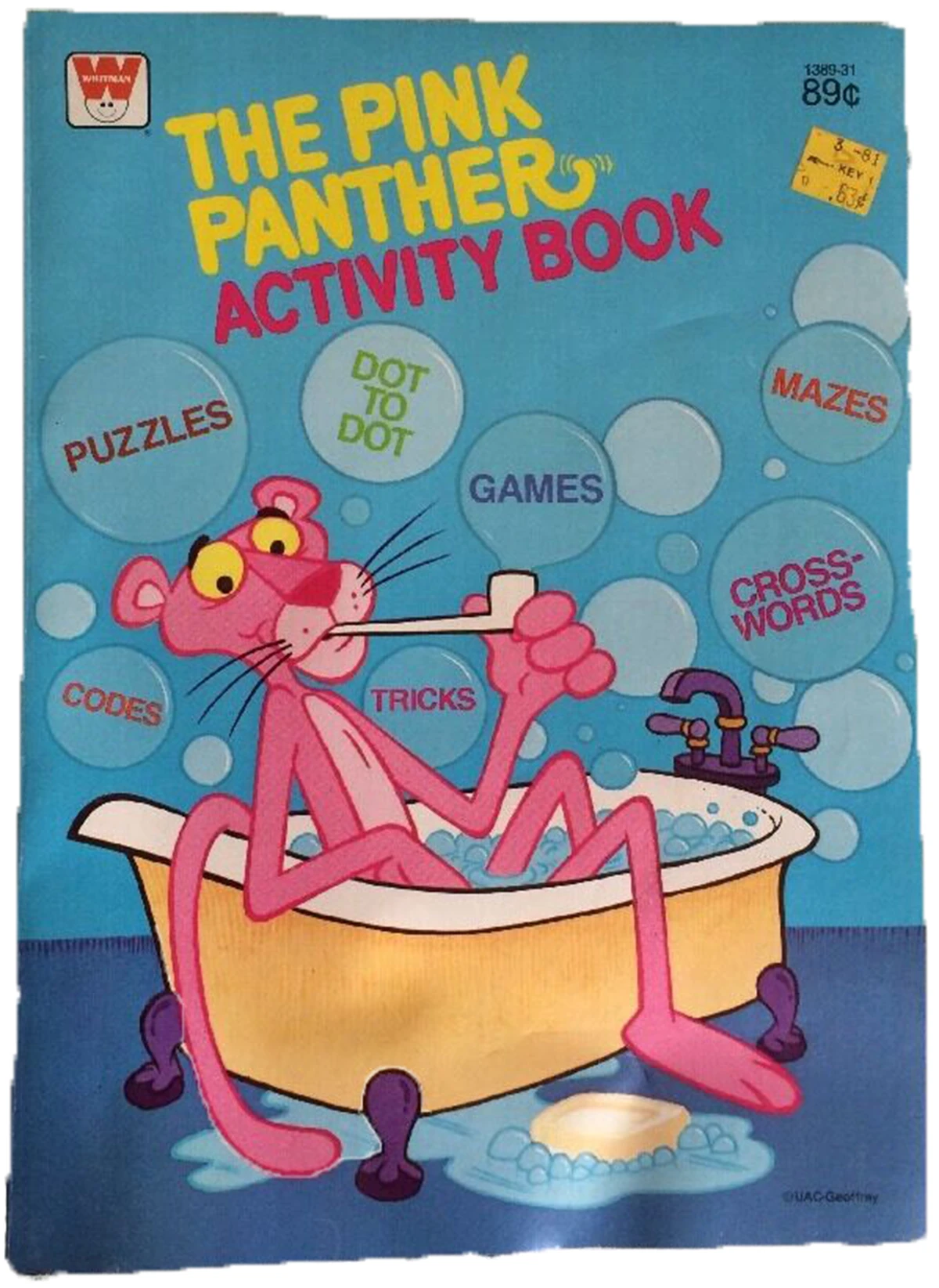 pink panther coloring book