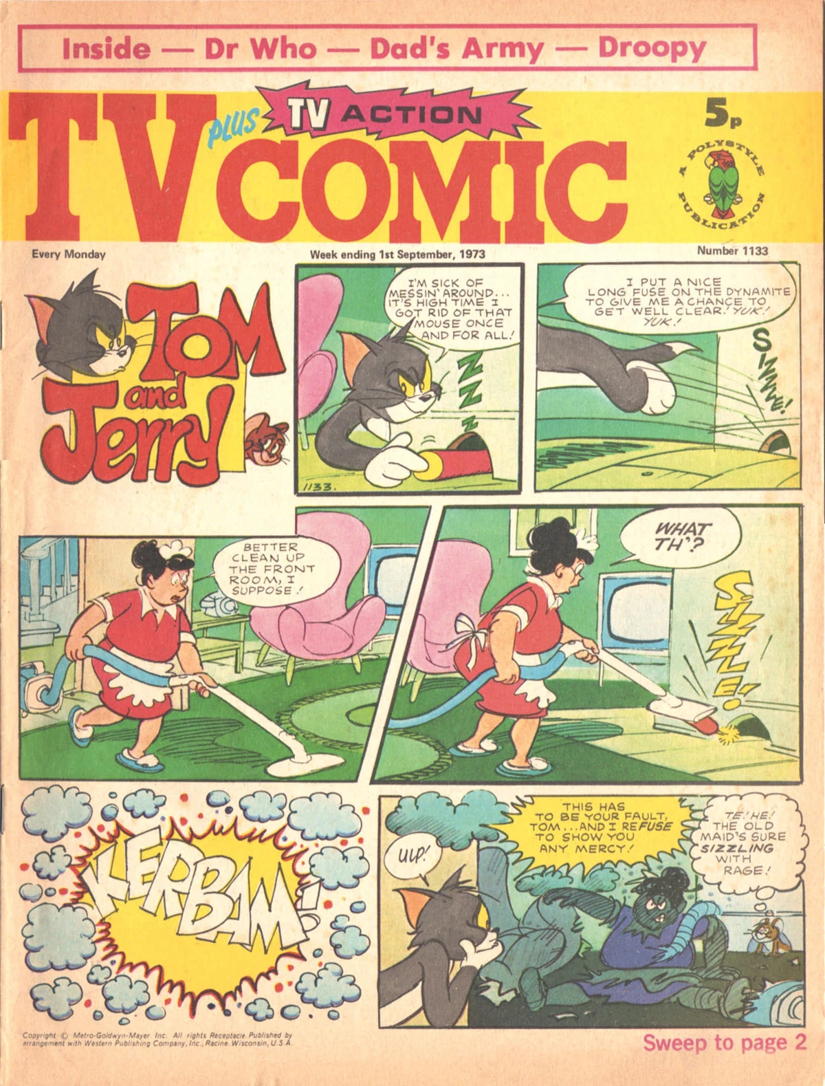 TV Comic 1133 - (UK Comic) | The Pink Panther Wiki | Fandom