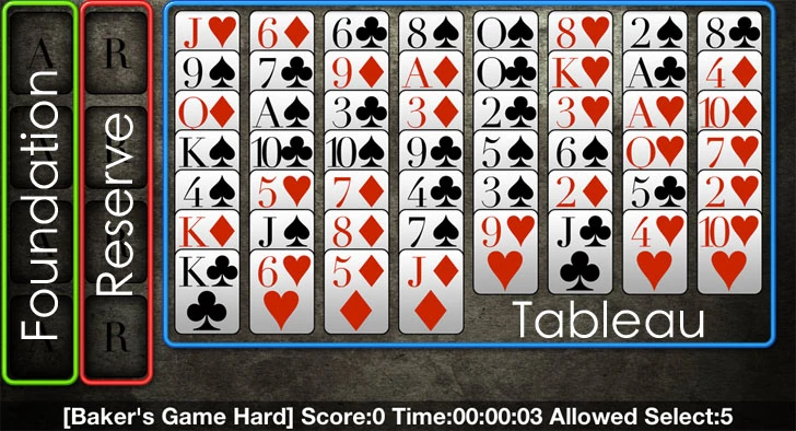 Baker's Game Hard | PiPlay Solitaire Wiki | Fandom
