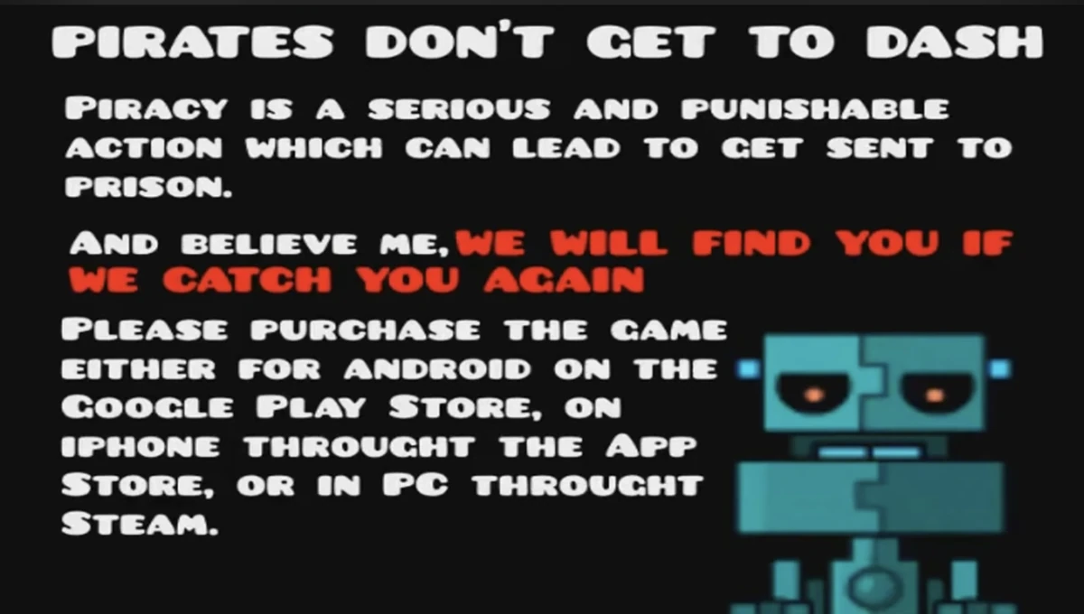 Geometry Dash Anti Piracy Screen | Anti Piracy Screen Wiki | Fandom