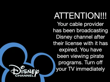 Disney Channel Anti Piracy Screen | Anti Piracy Screen Wiki | Fandom