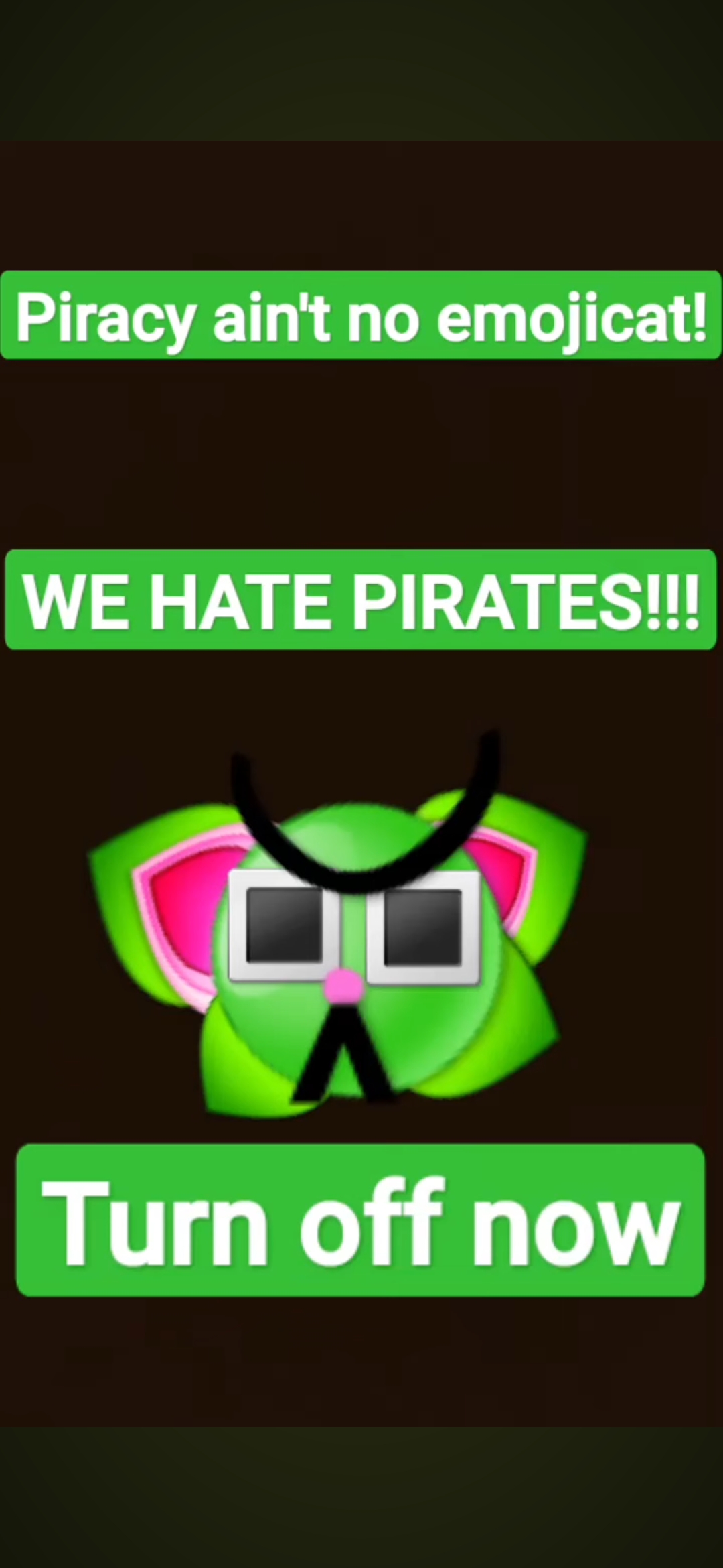 Emojicat World Anti Piracy Screen | Anti Piracy Screen Wiki | Fandom
