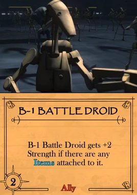 B-1 Battle Droid | Pirate Villainous Wiki | Fandom