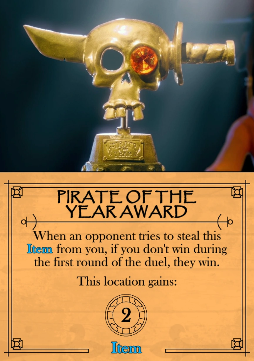 Pirate Of The Year Award | Pirate Villainous Wiki | Fandom