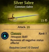 Silver Sabre | Pirates Online Wiki | Fandom