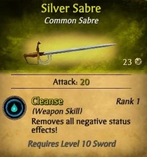 Silver Sabre | Pirates Online Wiki | Fandom