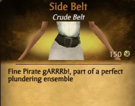Side Belt | Pirates Online Wiki | Fandom