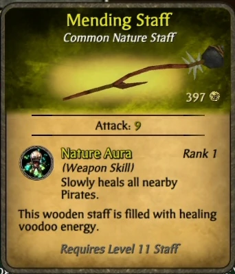 Mending Staff | Pirates Online Wiki | Fandom
