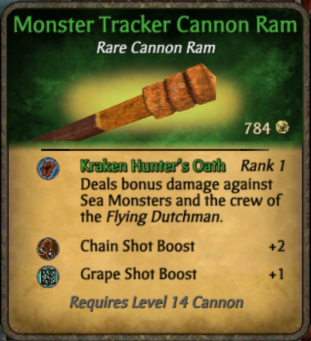 Monster Tracker Cannon Ram | Pirates Online Wiki | Fandom