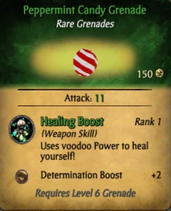 Peppermint Candy Grenade | Pirates Online Wiki | Fandom