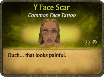 Y Face Scar | Pirates Online Wiki | Fandom