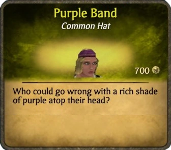 Purple Band | Pirates Online Wiki | Fandom