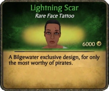 Lightning Scar (Left) | Pirates Online Wiki | Fandom