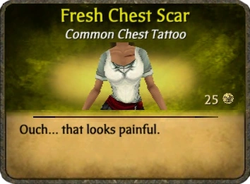 Fresh Chest Scar | Pirates Online Wiki | Fandom