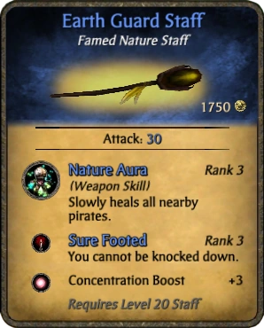 Earth Guard Staff | Pirates Online Wiki | Fandom