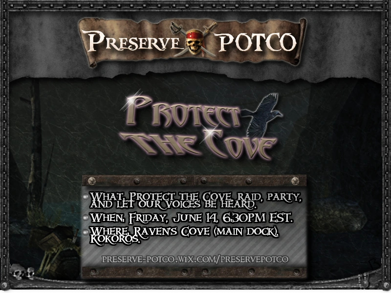 User blog:Rebel - JAKEALOCO/Preserve POTCO: Protect the Cove (4th Event ...