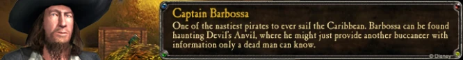 Captain Hector Barbossa | Pirates Online Wiki | Fandom