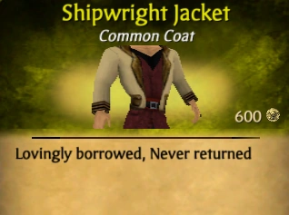Shipwright Jacket | Pirates Online Wiki | Fandom