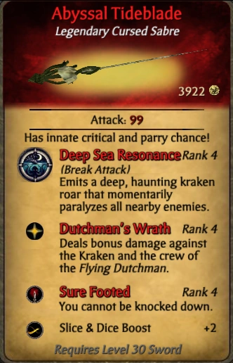 Abyssal Tideblade | Pirates Online Wiki | Fandom