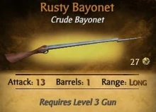Rusty Bayonet | Pirates Online Wiki | Fandom