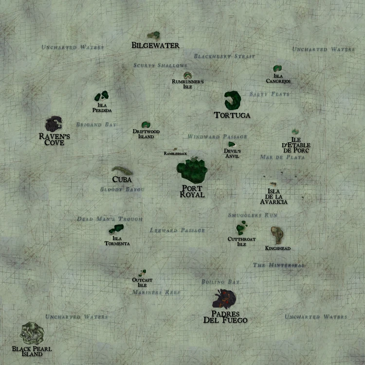 Map (Menu) | Pirates Online Wiki | Fandom