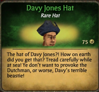 Davy Jones Hat | Pirates Online Wiki | Fandom