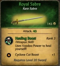 Royal Sabre | Pirates Online Wiki | Fandom