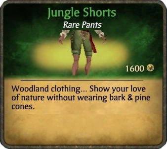 Jungle Shorts | Pirates Online Wiki | Fandom