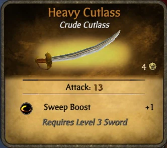 Heavy Cutlass | Pirates Online Wiki | Fandom