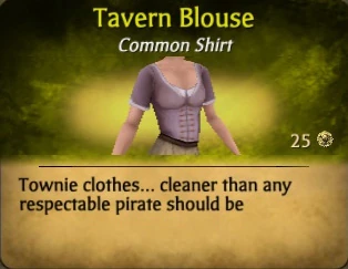 Tavern Blouse | Pirates Online Wiki | Fandom