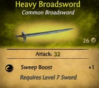 Heavy Broadsword | Pirates Online Wiki | Fandom