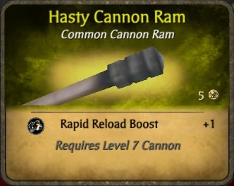 Hasty Cannon Ram | Pirates Online Wiki | Fandom