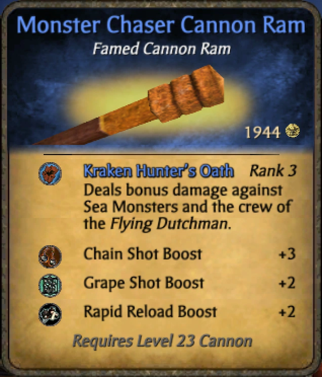 Monster Chaser Cannon Ram | Pirates Online Wiki | Fandom