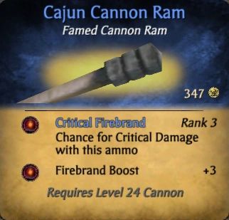 Cajun Cannon Ram | Pirates Online Wiki | Fandom