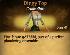Dingy Top | Pirates Online Wiki | Fandom