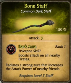 Bone Staff | Pirates Online Wiki | Fandom