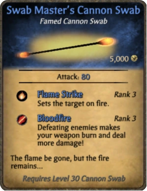 Swab Master's Cannon Swab | Pirates Online Wiki | Fandom