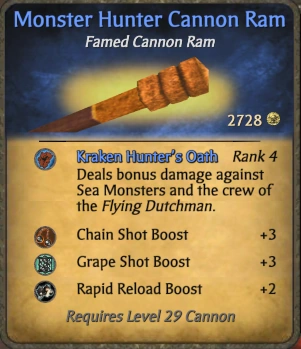 Monster Hunter Cannon Ram | Pirates Online Wiki | Fandom