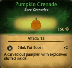 Pumpkin Grenade | Pirates Online Wiki | Fandom